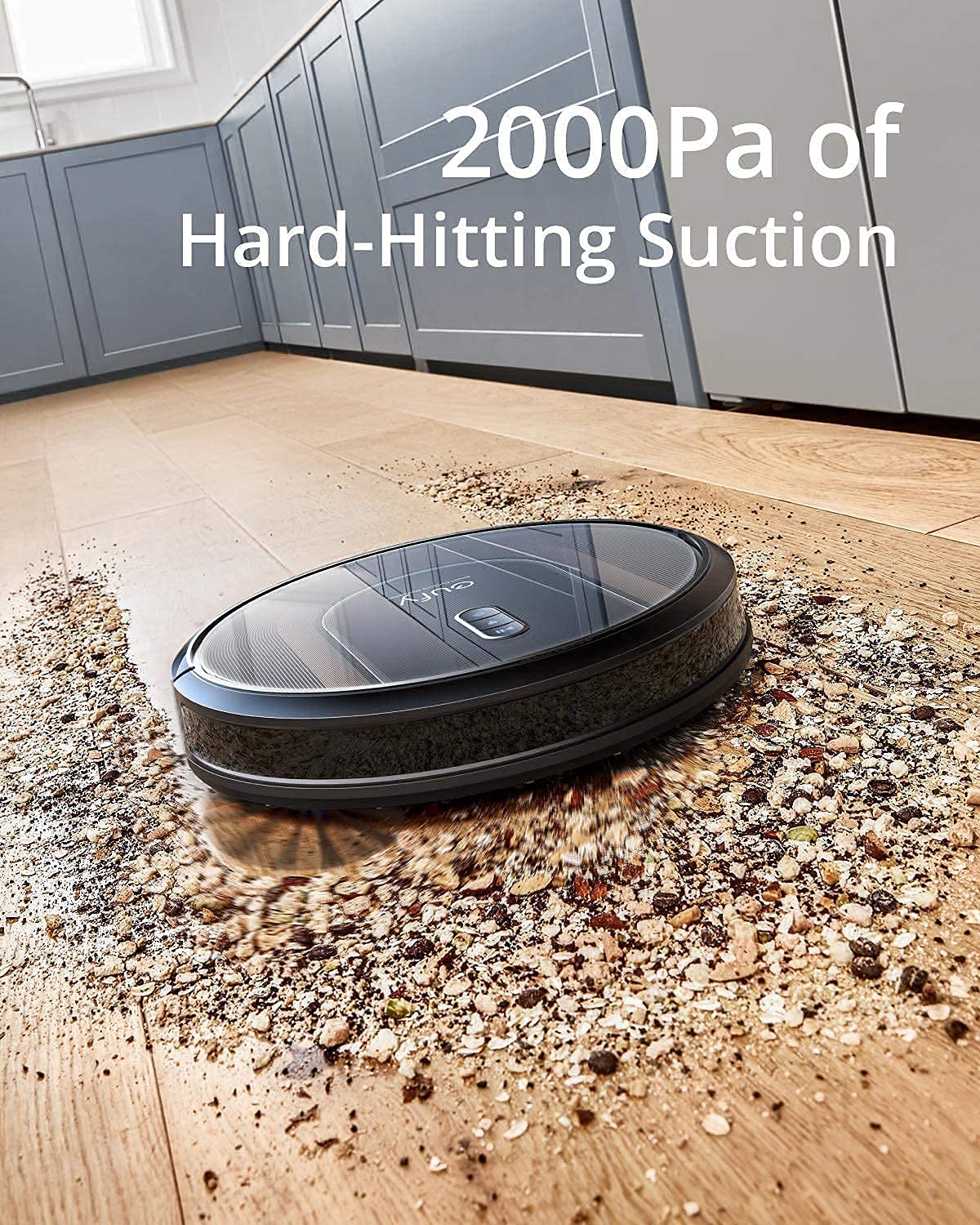 eufy by Anker, by Anker, RoboVac G30 Hybrid, Robot Vacuum with Smart Dynamic Navigation 2.0, 2-in-1 Sweep and mop, 2000Pa Suction, Wi-Fi, Boundary Strips丨 RoboVac Disposable Mopping Cloths