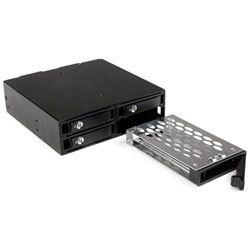 StarTech.com 4-Bay Mobile Rack Backplane for 2.5in SATA/SAS Drives - Hot Swap SSDs/HDDs from 5-15mm - Supports SAS II & SATA III (6 Gbps) , TAA (SATSASBP425)