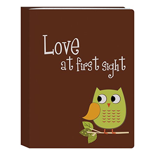 Pioneer Photo Albums I-46B/O 36-Pocket Baby Owl Designer Photo Album, Green