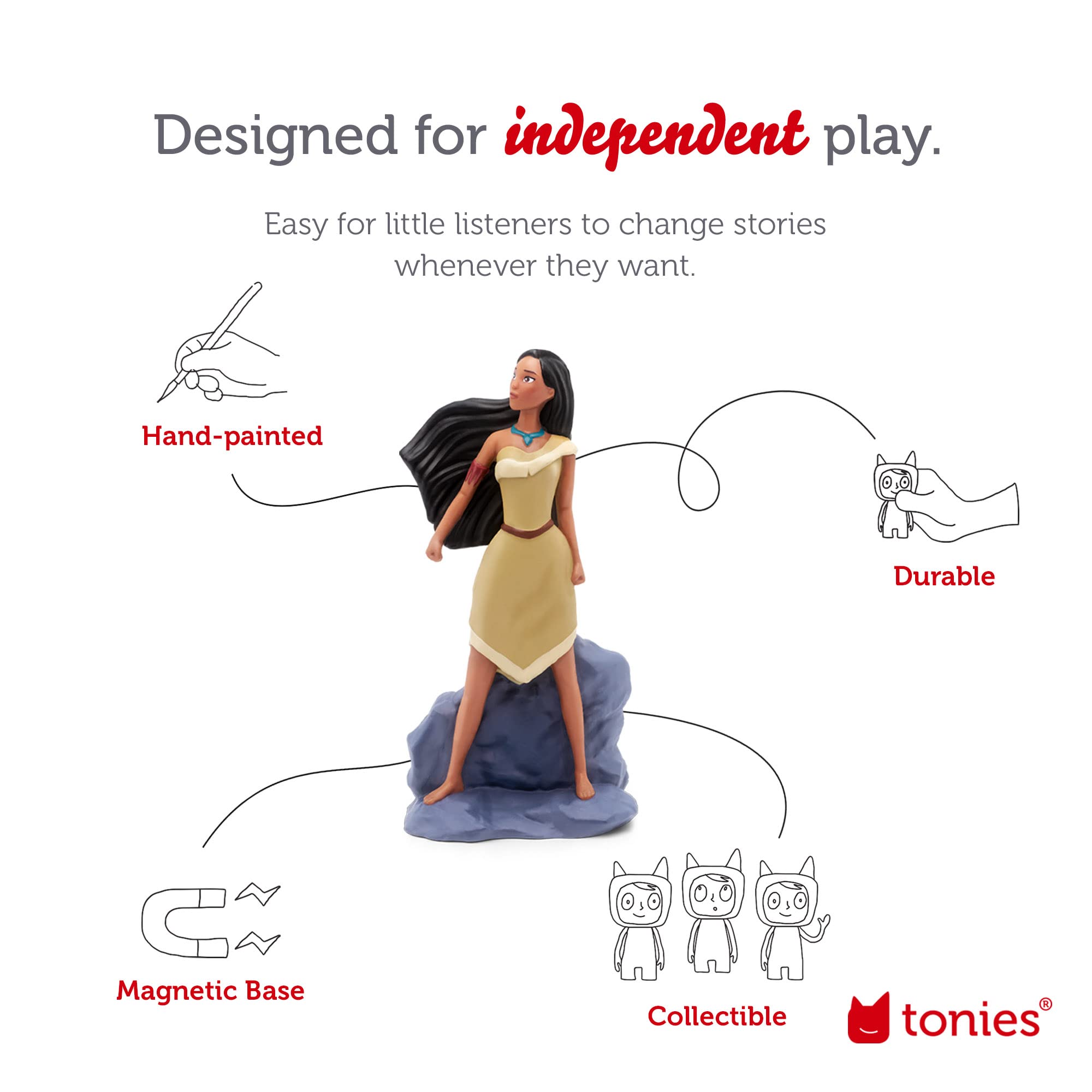 Tonies Pocahontas Audio Play Character from Disney