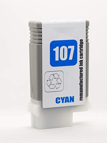 XL-Ink Compatible for Canon PFI-107/PFI107 6-Pack (2X Matt Black, Black, Cyan, Magenta, Yellow)
