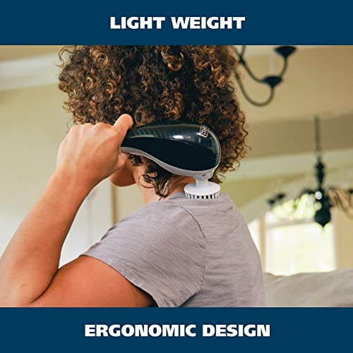Wahl All Body Corded Light Soothing Vibratory Massager with 4 Attachment Heads - 2 Massaging Speeds - Massage Tools for Back, Foot, Neck, and Leg Massage β FSA Eligible - Model 4120-600