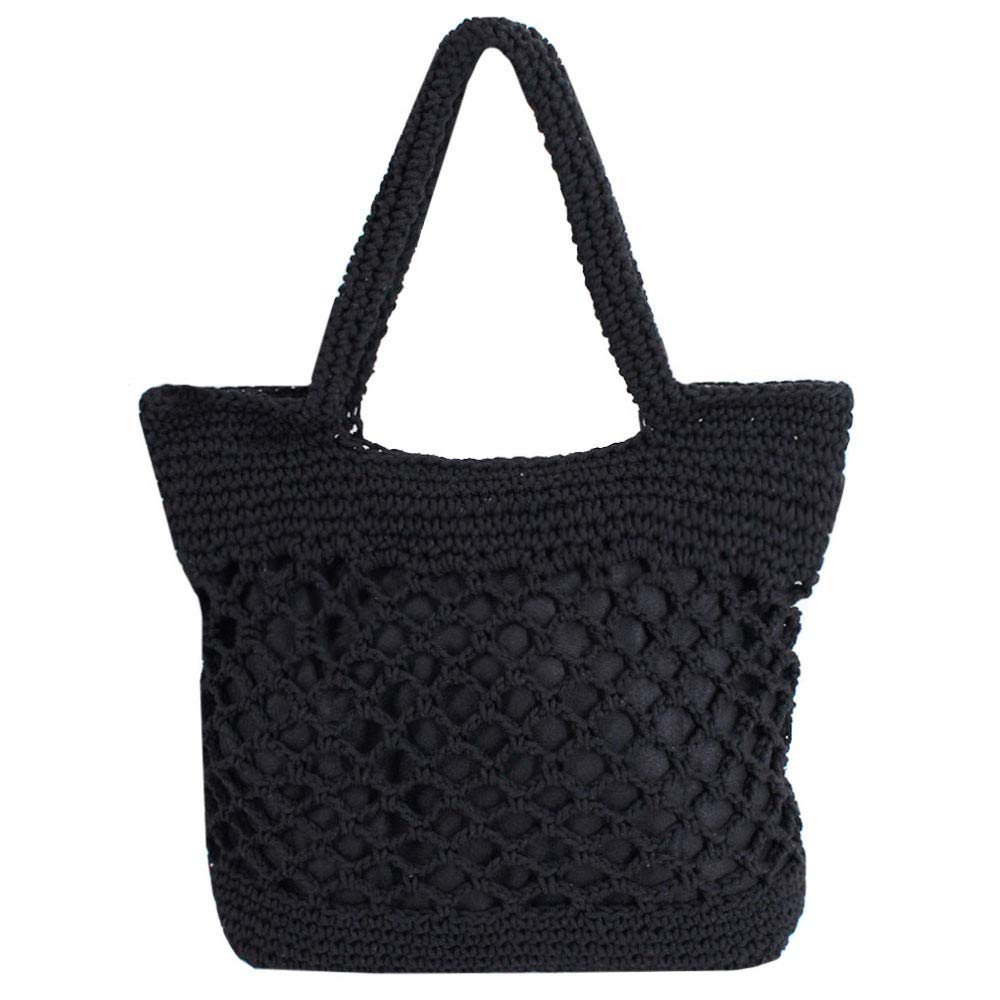 Women Girl Woven Straw Straw Bag Summer Beach Crochet Bag Tote Hobo Bag