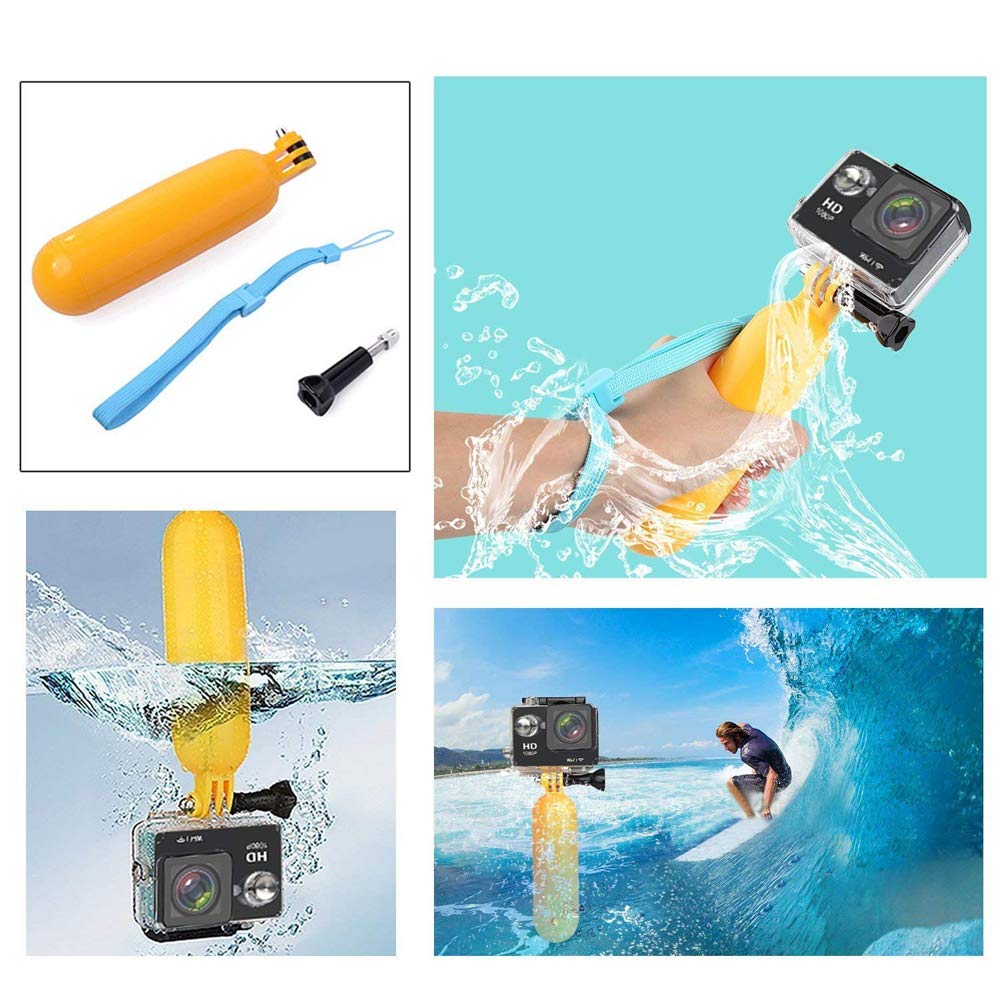 AKASO EK7000 4K Video WiFi Action Camera Ultra HD Waterproof DV Camcorder 12MP 170 Degree Wide Angle LCD (Black) with Wireless Remote Custom Case Memory Card Sports Camera Starter Kit