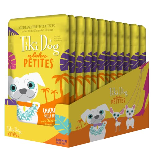Tiki Dog Aloha Petites β Chicken Huli Huli Wet Dog Food β 3.5 Ounce (Pack of 12)