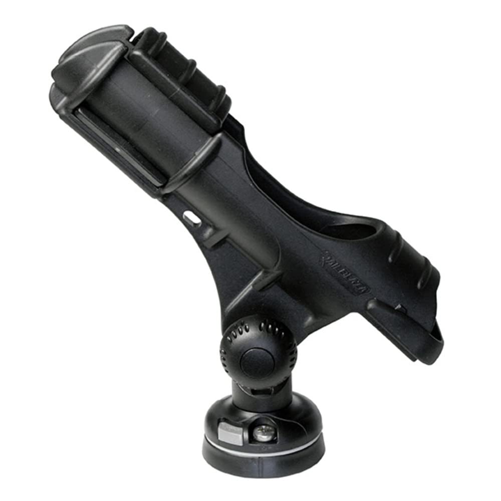 RAILBLAZA Black Kayak Rod Holder II and StarPort Mounting Base for Baitcasting, Spinning, Offshore, and Fly Reels