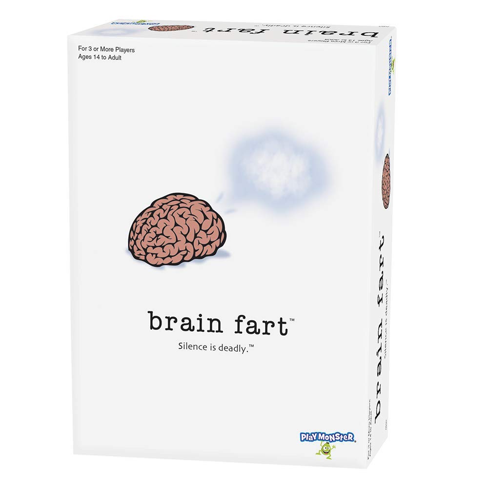 PlayMonster Brain Fart Party Game -- Think Fast -- Fun Game Night -- players : 4+ , Ages 14+