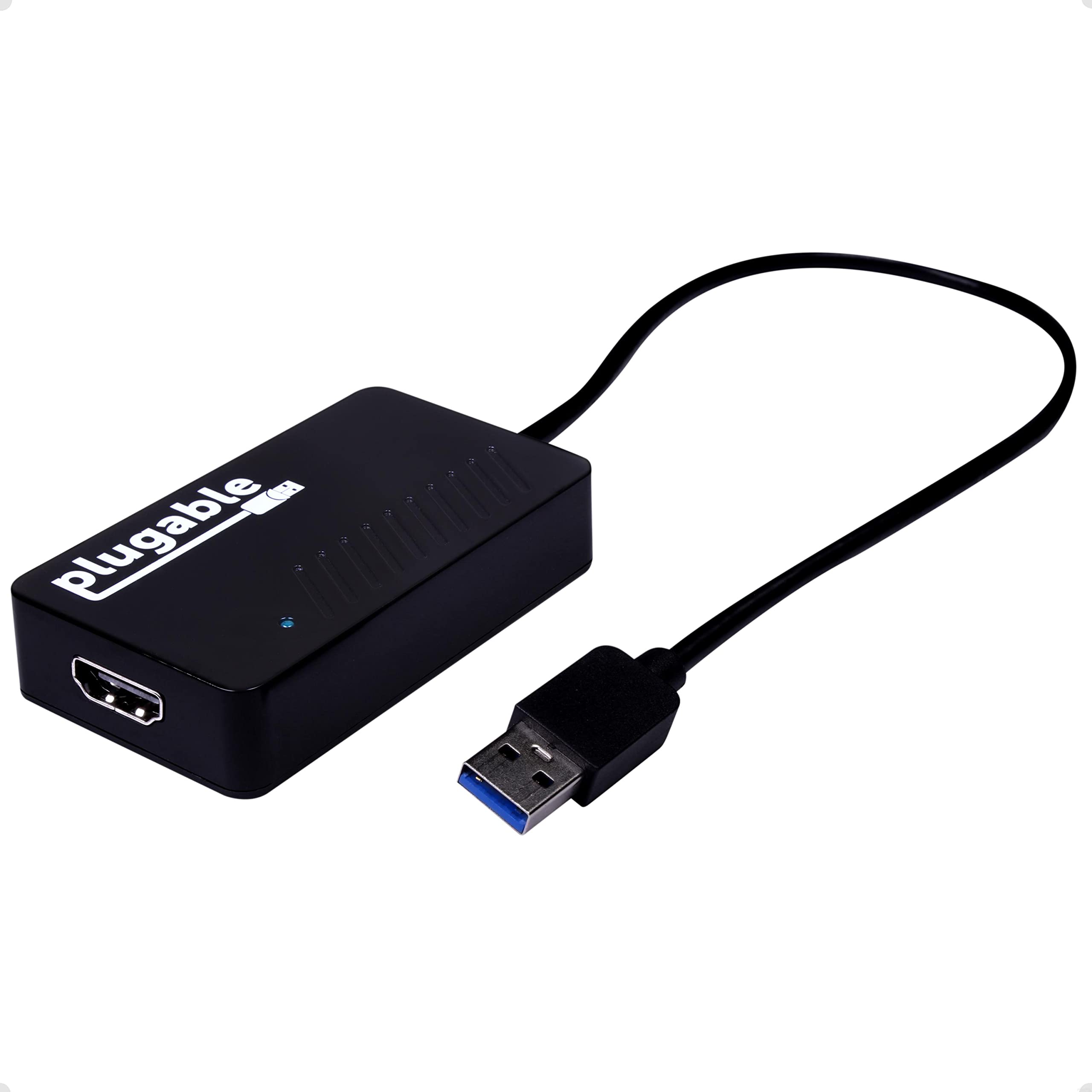 Plugable USB 3.0 to HDMI 4K DisplayLink Video Graphics Adapter for Multiple Monitors up to 3840x2160 Supports Windows, Mac, and ChromeOS