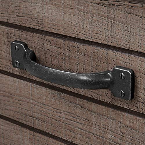 South Shore Ulysses Twin Bookcase Headboard, Fall Oak