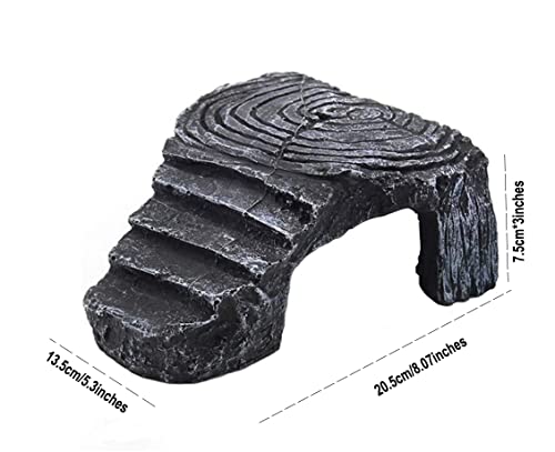 Saim Turtle Basking Platform, Aquarium Decor Basking Platform Ramp for Turtles