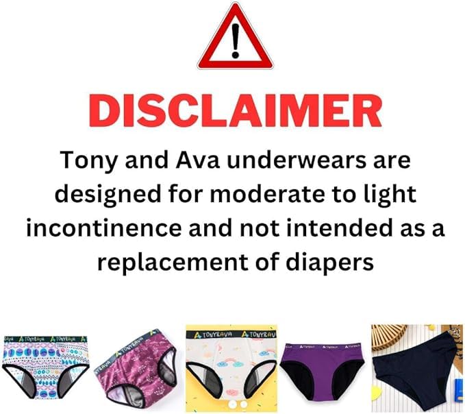 Incontinence Underwear for Girls, Teens & Women with Special Needs – Transitional Briefs for Catheterization, Daytime Leaks & Light Protection | Comfortable & Discreet Alternative to Diaper | L