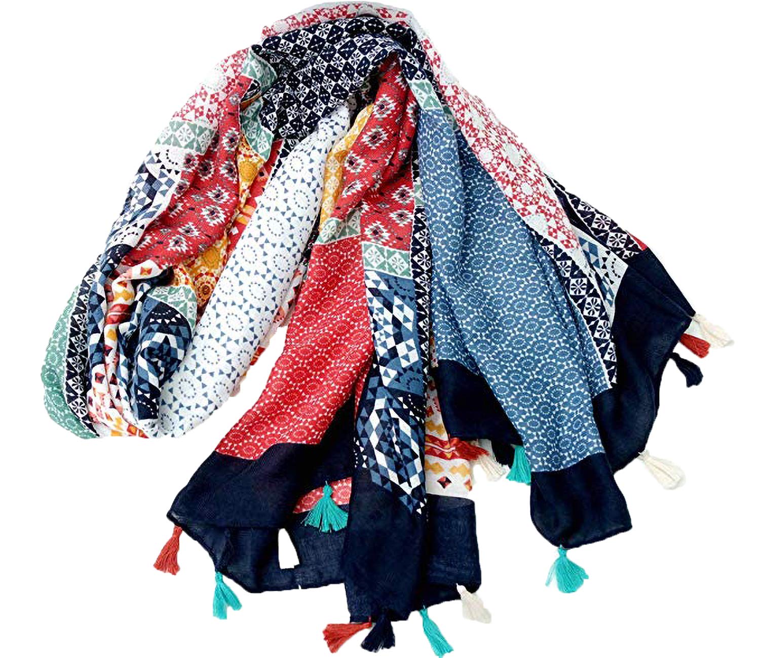 Ahyuan Scarves for Women Large Lightweight Floral Flower Spring Scarf Fashion Wrap Shawls Oversized Shawl Cape