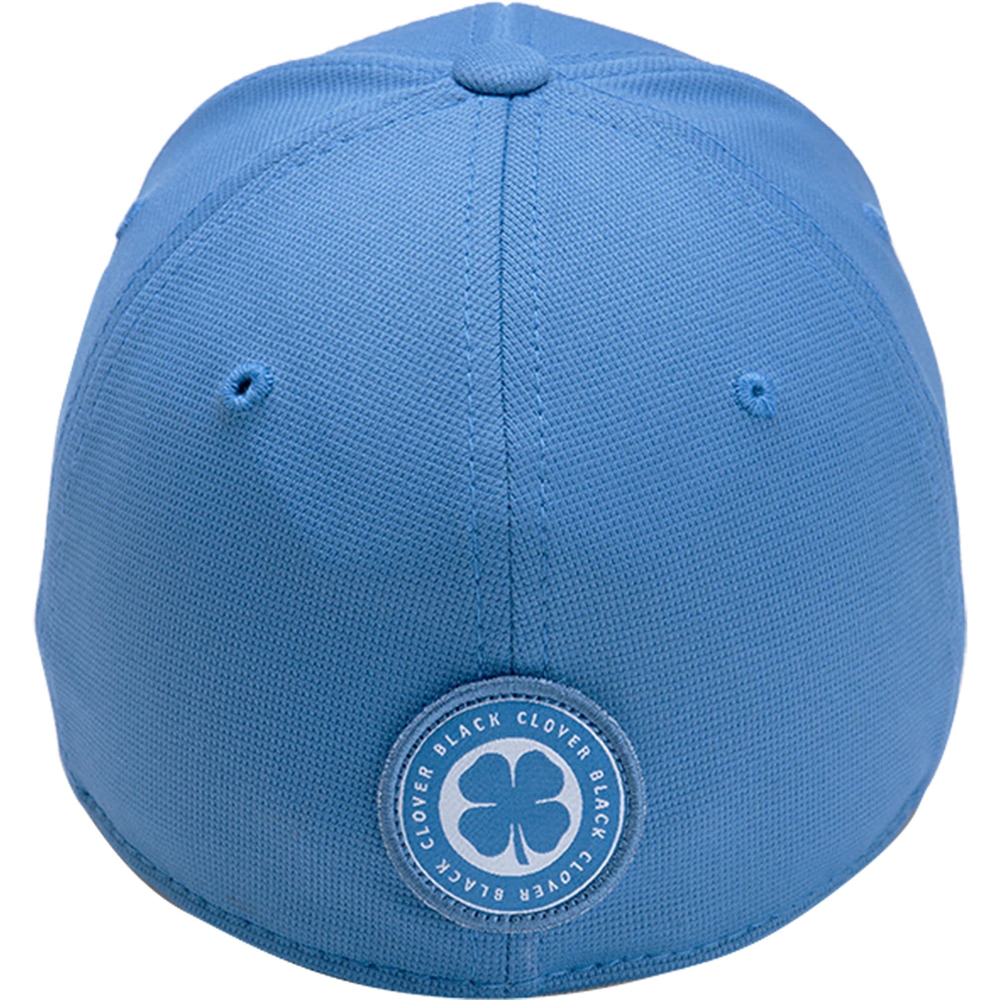 Black Clover Spring Luck Carolina Blue L/XL Hat with White Clover