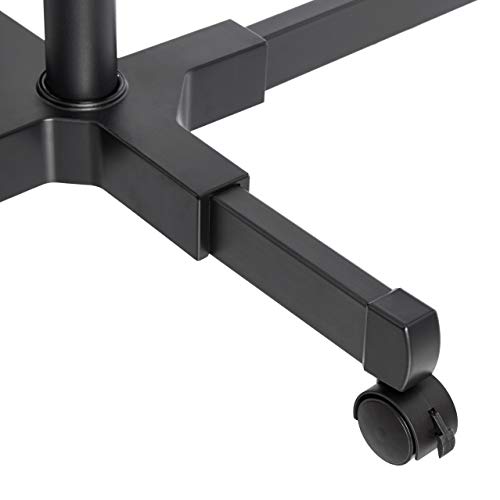 Amazon Basics TV Trolley for 24 - 43" TVs with Swivel Feature, Black