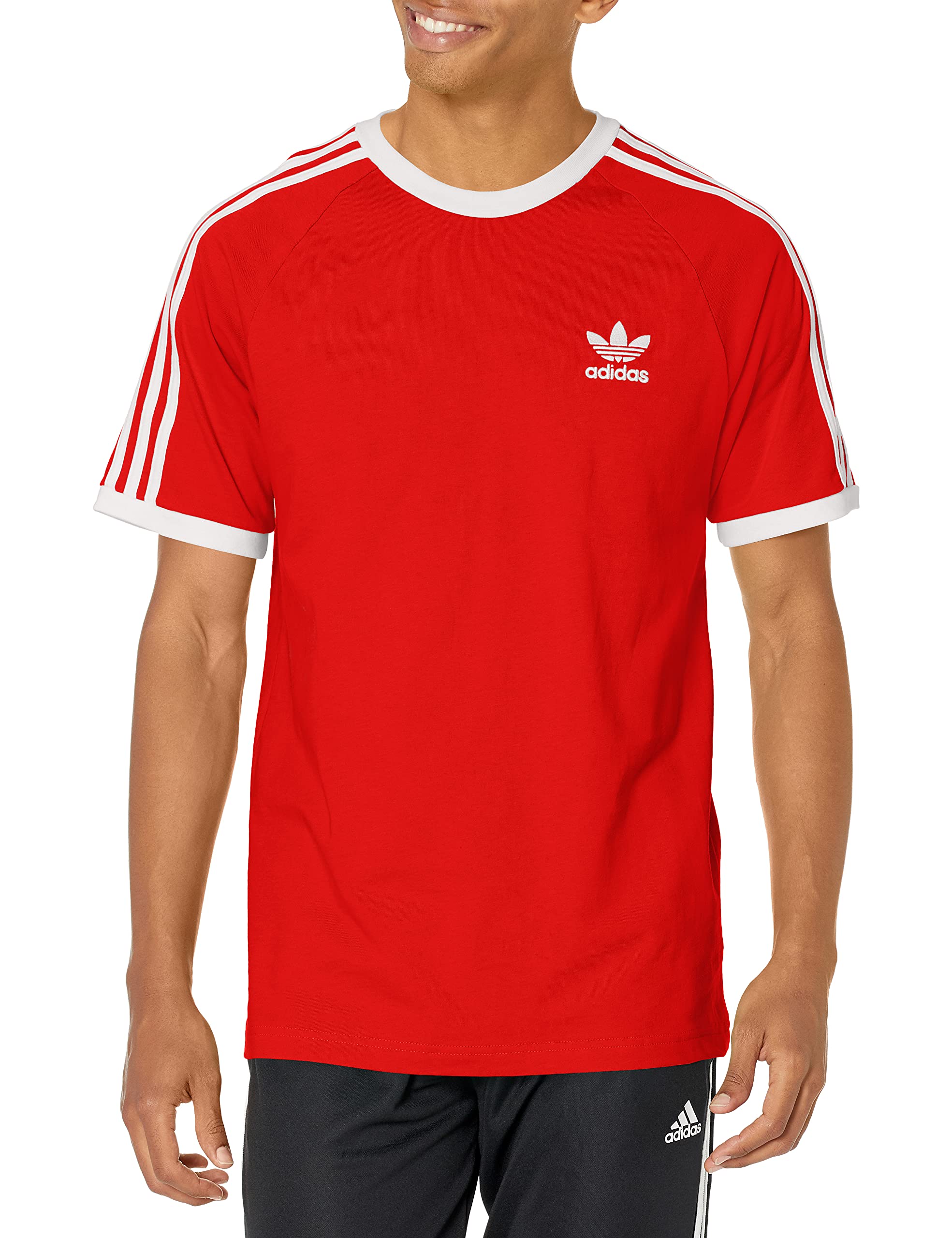 adidas Originals Men's Adicolor 3-Stripes Tee, Non-dyed, XX-Large