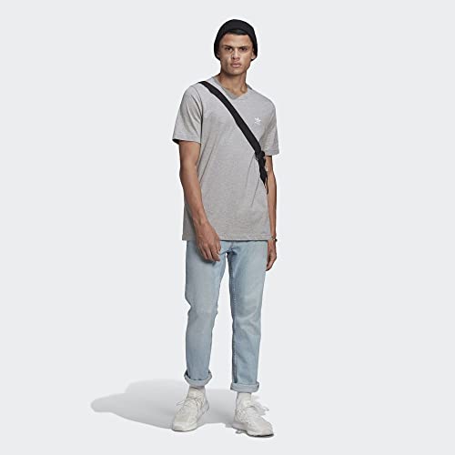 adidas Originals,mens,Essentials Tee,Medium Grey Heather,Large