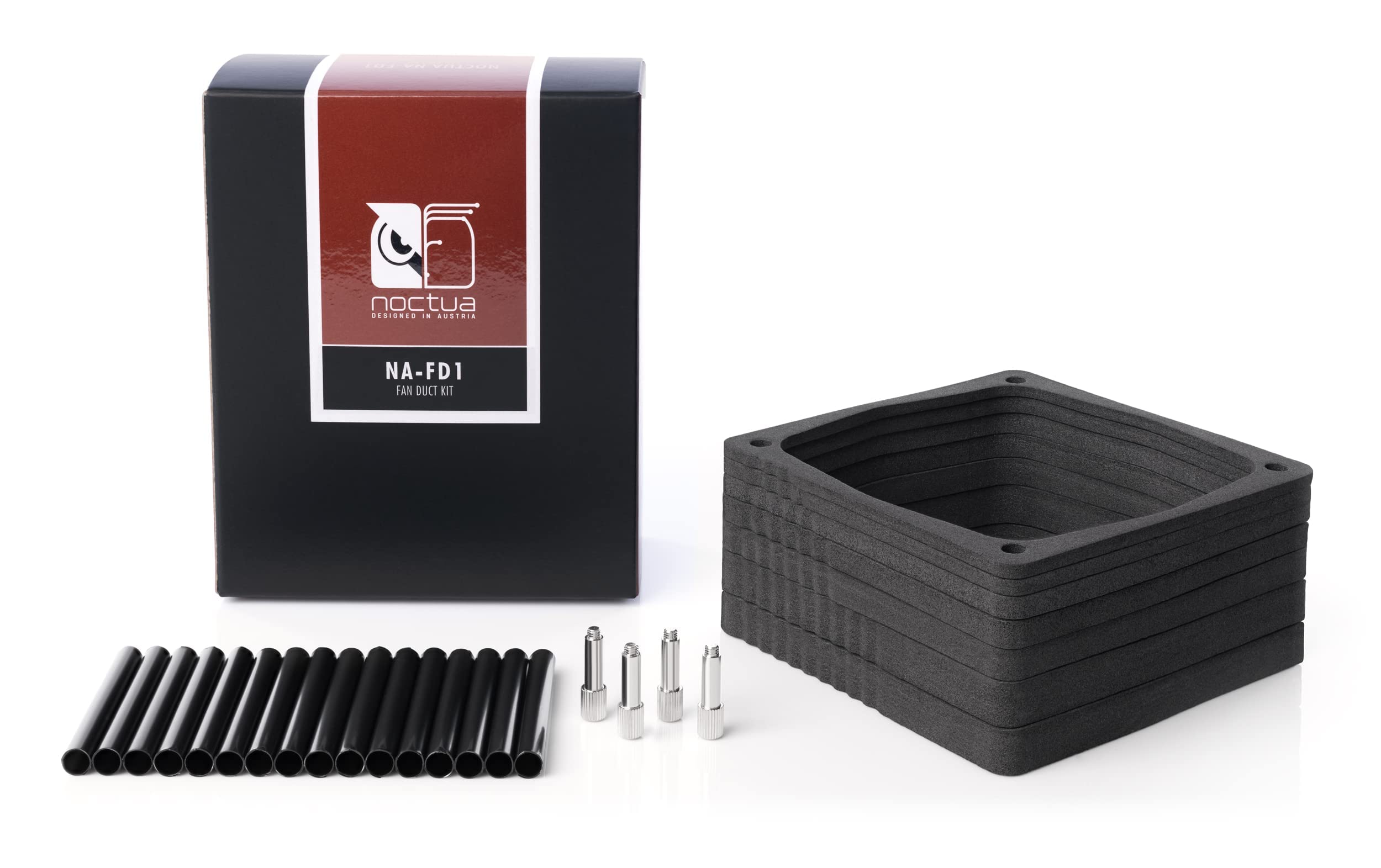 Noctua NH-L9i-17xx chromax.Black, Premium Low-Profile CPU Cooler for Intel LGA1700 + NA-FD1 Fan Duct Kit