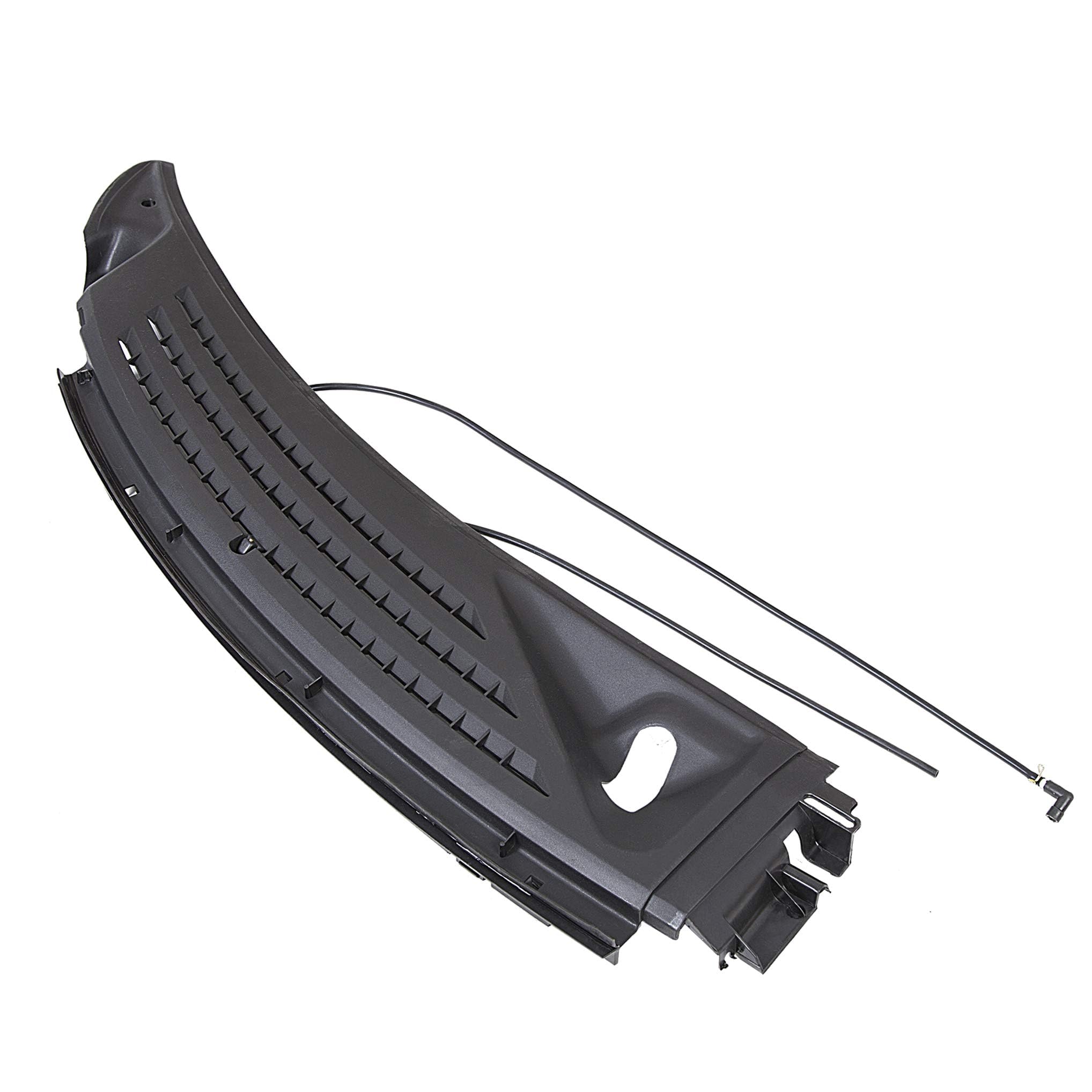 ECOTRIC Pair Front Cowl Panel Grille Vents Windshield Wiper Set w/Seals Compatible with 2009-2014 Ford F150 Replace # BL3Z15022A68A & BL3Z15022A69A Passenger Driver Side