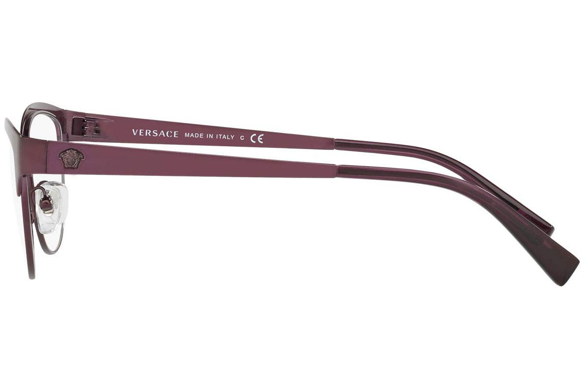 Versace VE1240-1397 Eyeglasses, Plum w/Demo Lens, 53mm