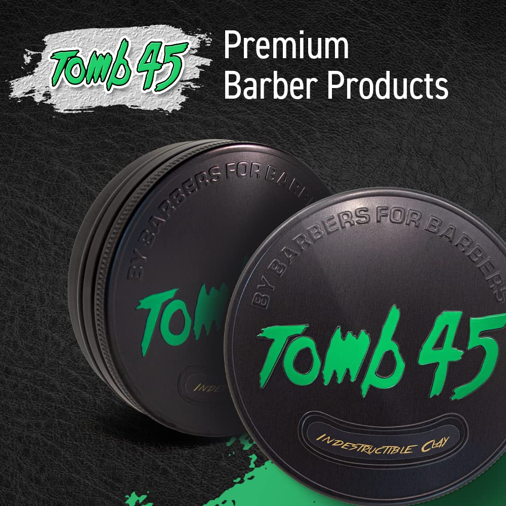 Tomb45 Indestructible Hair Clay, High Strong Hold with Matte Finish Hair Styling Product