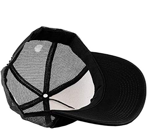 ALLNTRENDS Adult Trucker Hat Smile Face Embroidered Baseball Cap Adjustable Snapback (Neon Yellow)