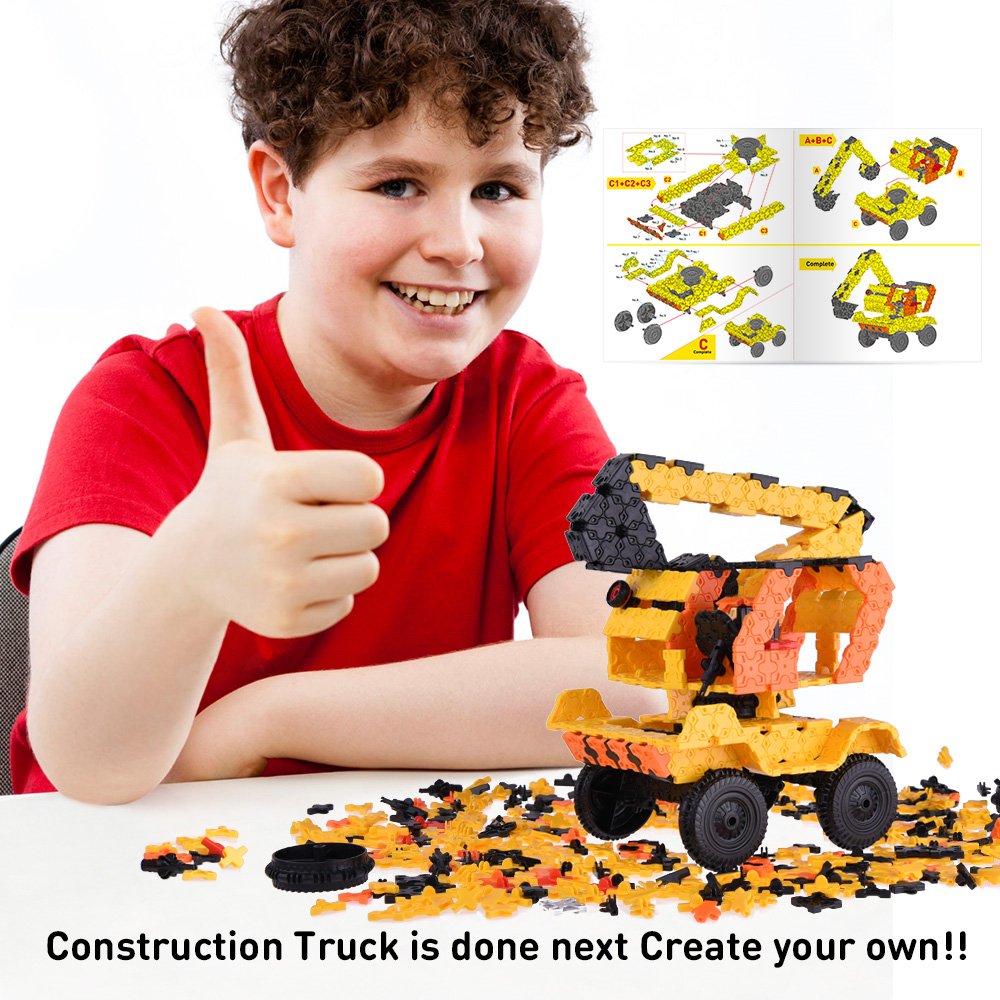 WEofferwhatYOUwant Flatblocks T-Rex, Dinosaur, Firefly, Honey Bee, Duck, and More | 3-D Puzzle Toy Building | Figures Level 2 | Collect Them All