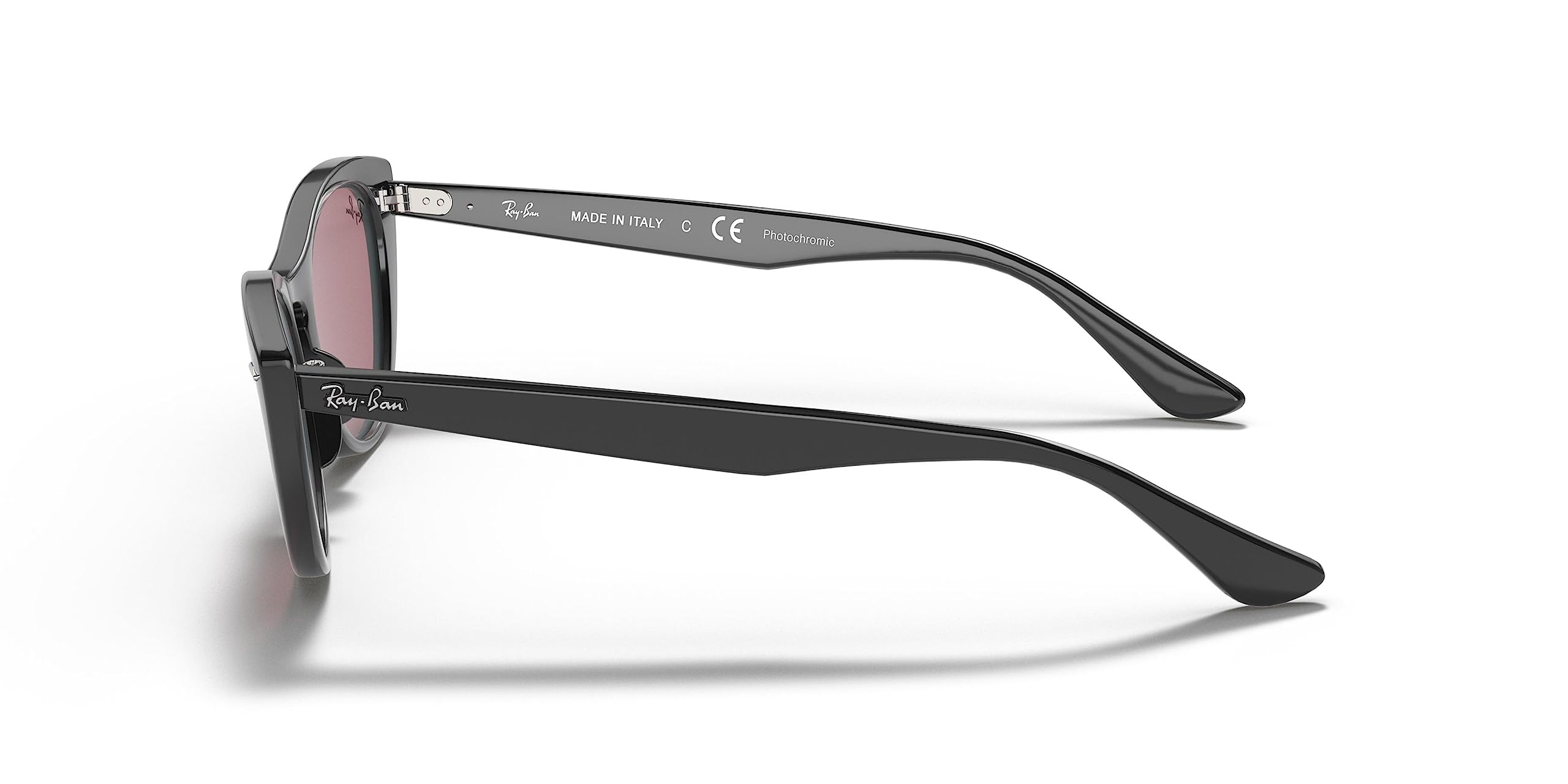 Ray-Ban Woman Sunglasses Black Frame, Violet Lenses, 54MM