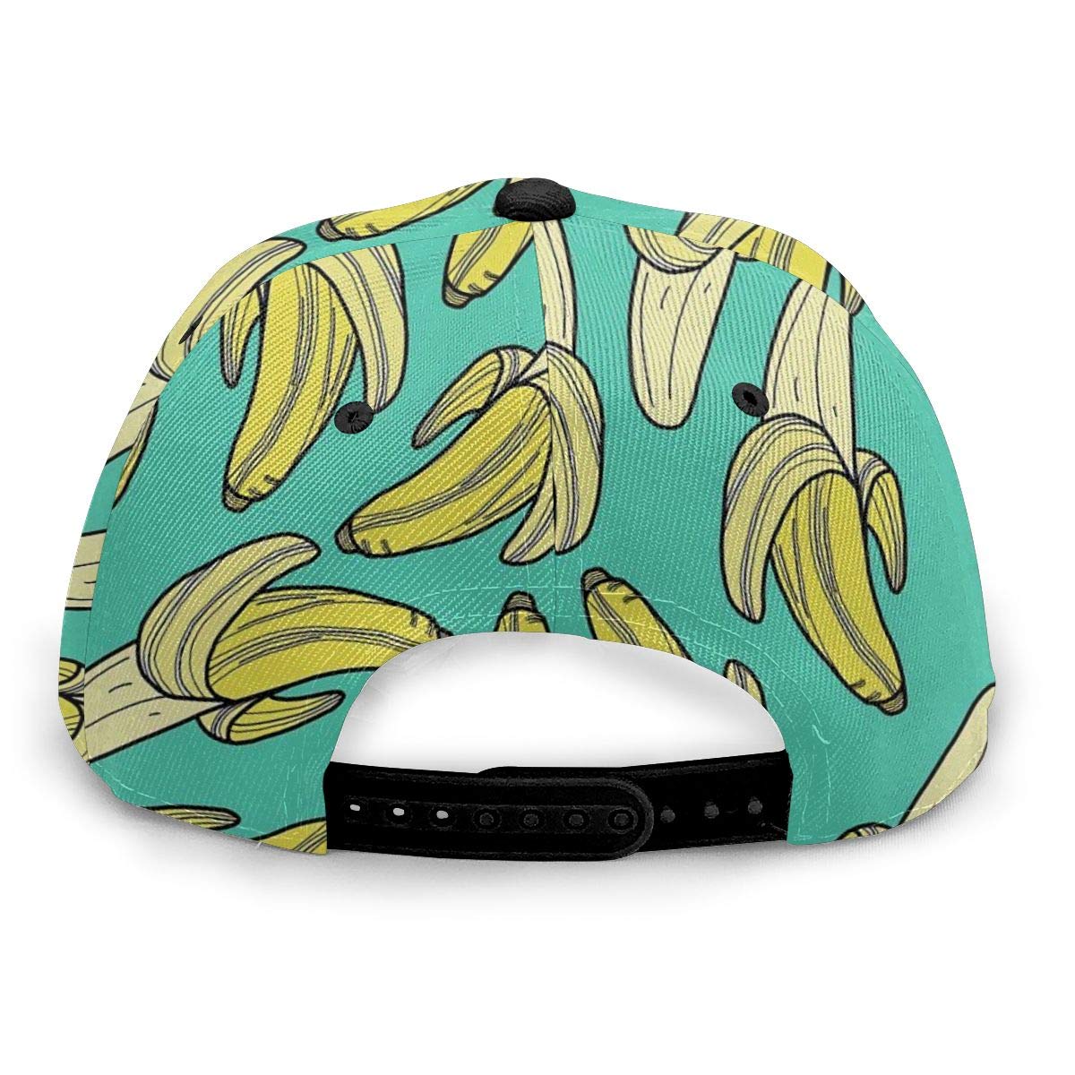 antkondnm Watermelon Fruit Pattern Flat Brim Baseball Cap Snapback for Men Women Trucker Hat