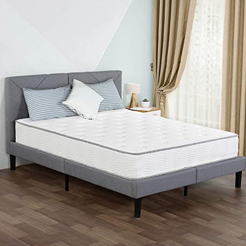PrimaSleep 10 Inch Hybrid Comfort Tight Top Spring Mattress, Twin
