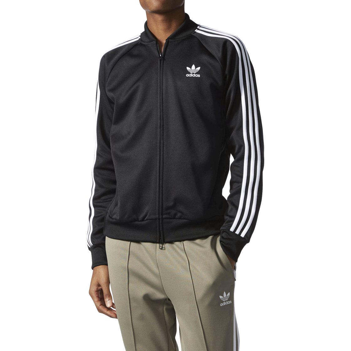 Adidas Originals Superstar Relaxed Men's Track Jacket Black bk3612 (Size S)