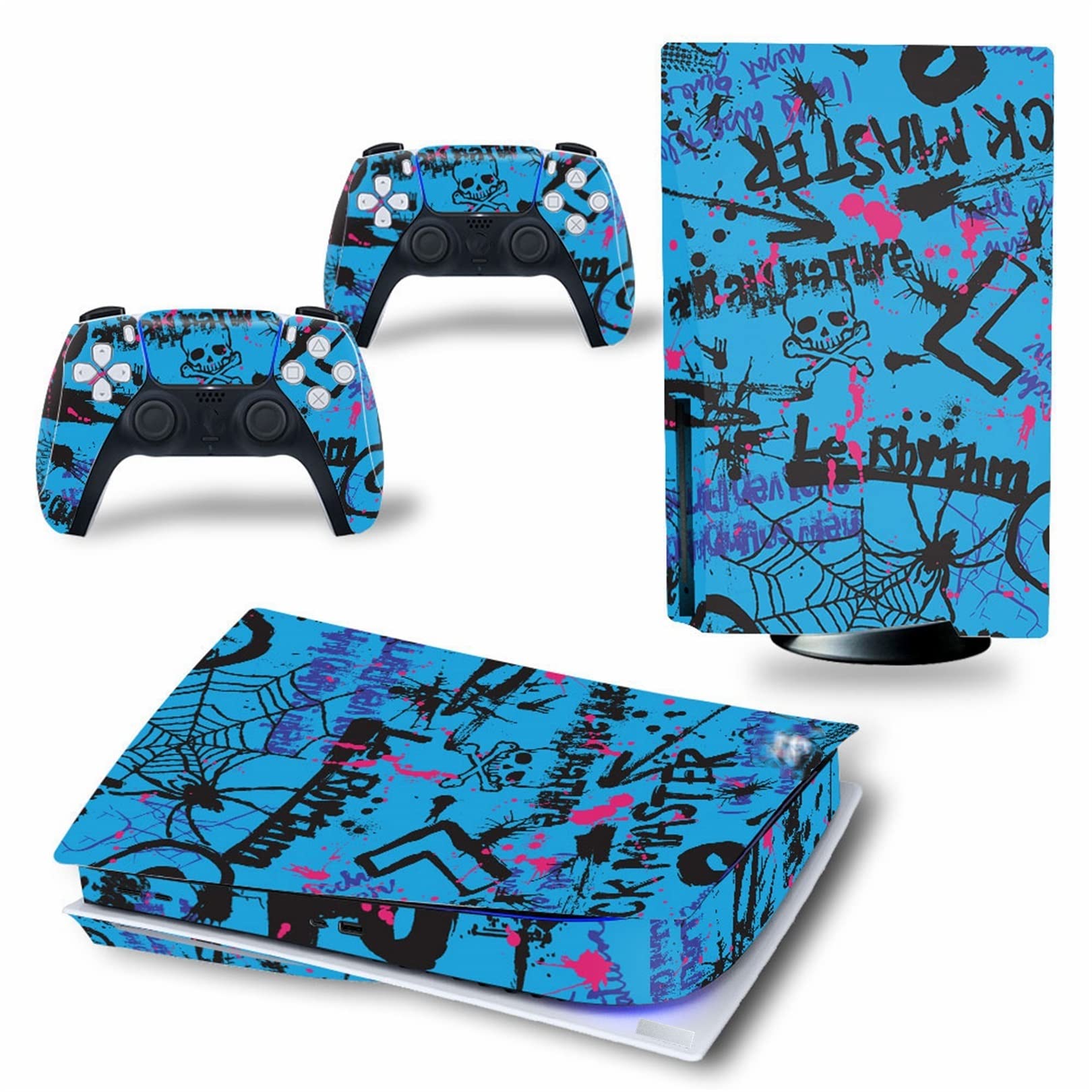 Top factory BUCEN for PS5 Skin Disc Edition & Digital Edition Console and Controller Vinyl Cover Skins Wraps Scratch Resistant, Compatible with for PS5 169475 Anti Scratch (Size : Disc Version)