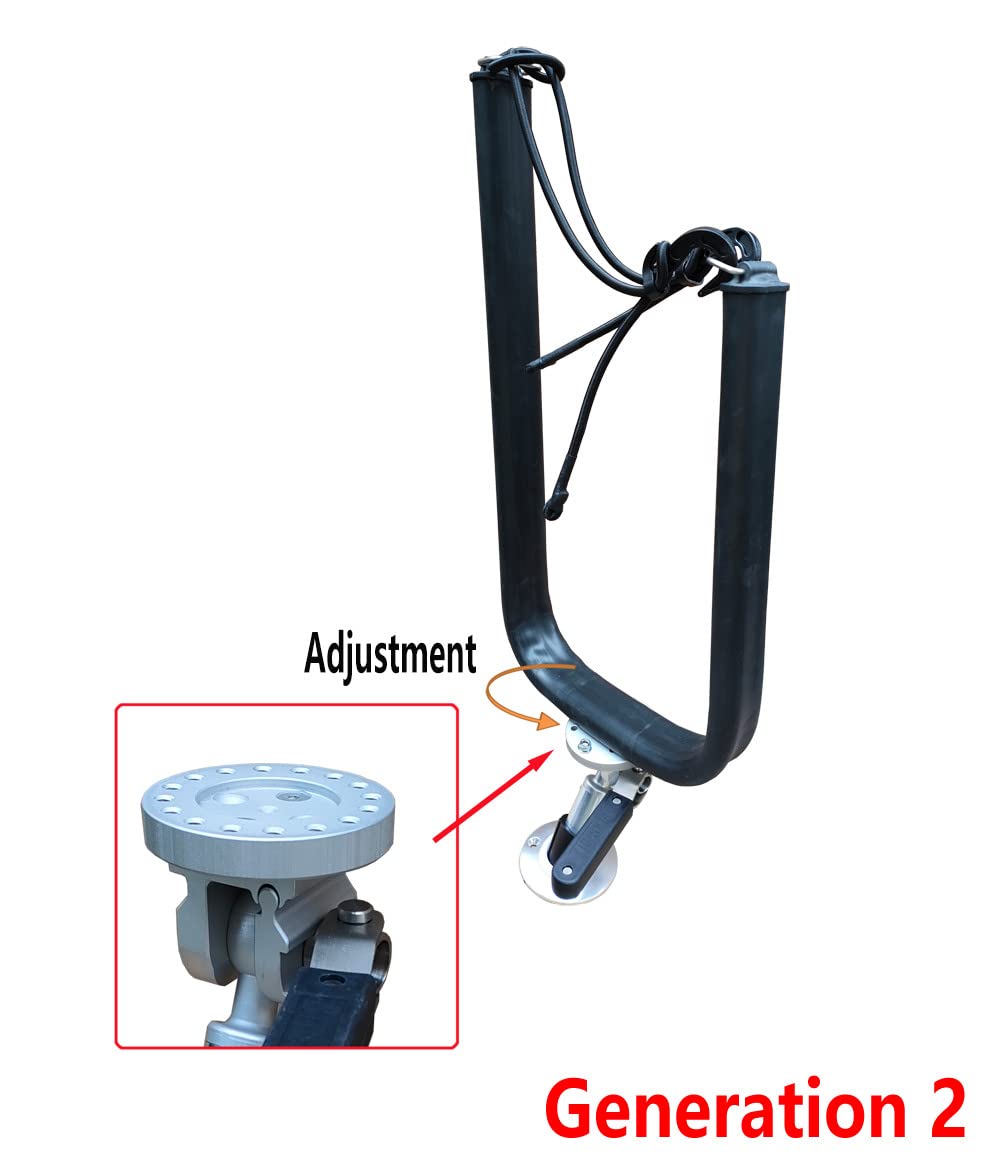 Brocraft Twin Paddle Board Rack for Boat/Twin Sup Board Rack for Boat/Paddle Board Rack for Boat Rod Holder (Set of 2)
