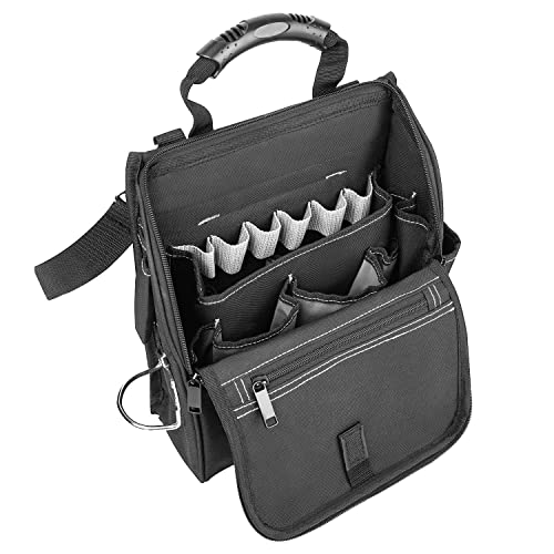 Amazon Basics Zippered Tool Pouch with 21 Pockets