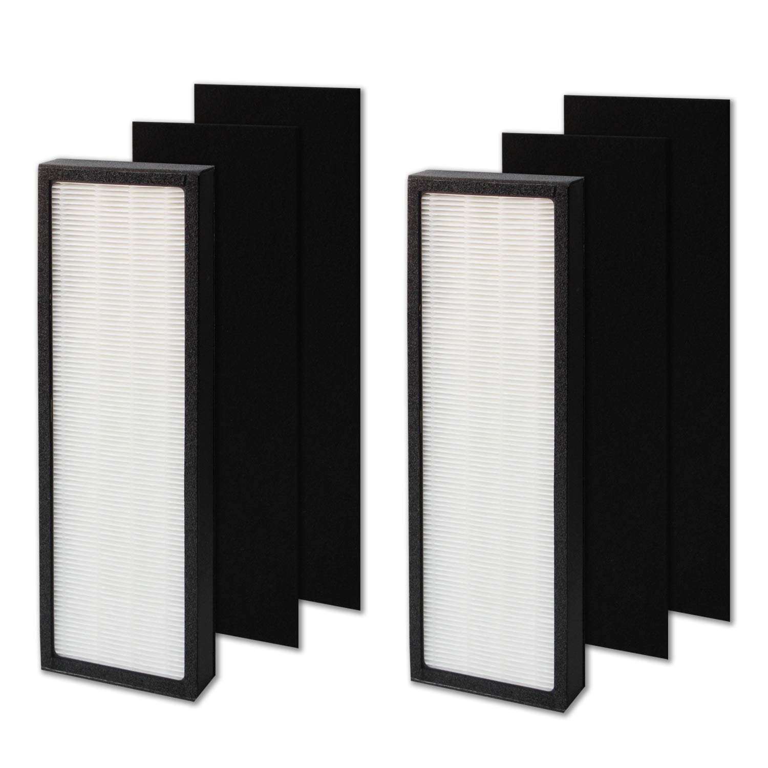 Aliddle Replacement True HEPA filter B for FLT4825 fit Model AC4825, AC4300, AC4800, AC4850PT, AC4900CA, CDAP4500, 2 HEPA Filter + 4 Carbon Pre-Filters