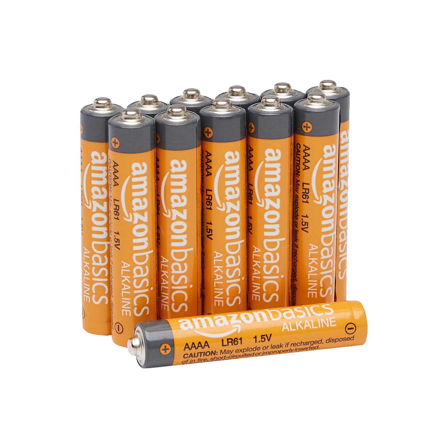 Amazon Basics 12-Pack AAAA Alkaline High-Performance Batteries, 1.5 Volt, 3-Year Shelf Life