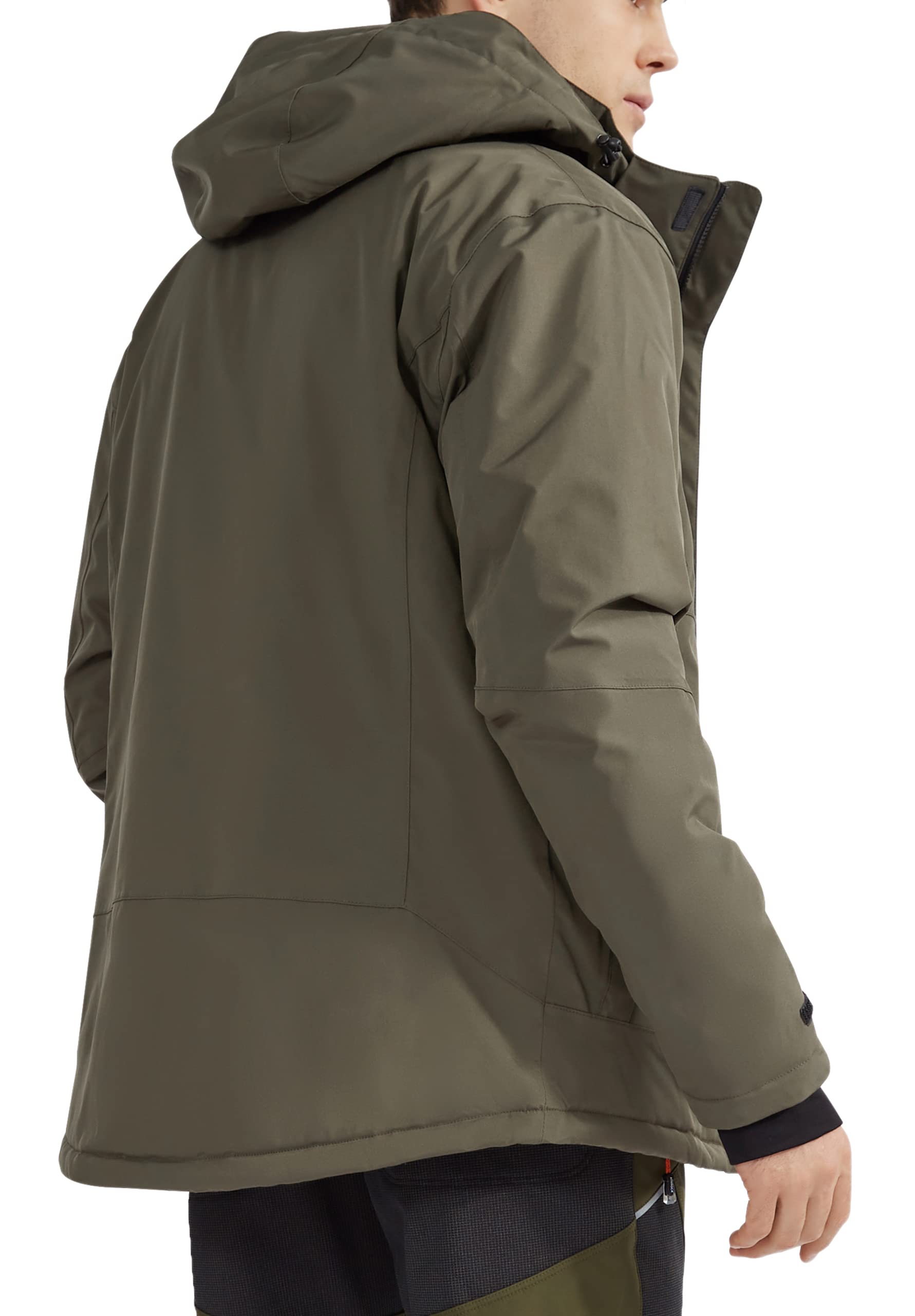 Athrock Winter Jackets for Men Ski Snow Waterproof Fleece Warm Snowboard Coats Hooded Windbreaker Rain Jacket