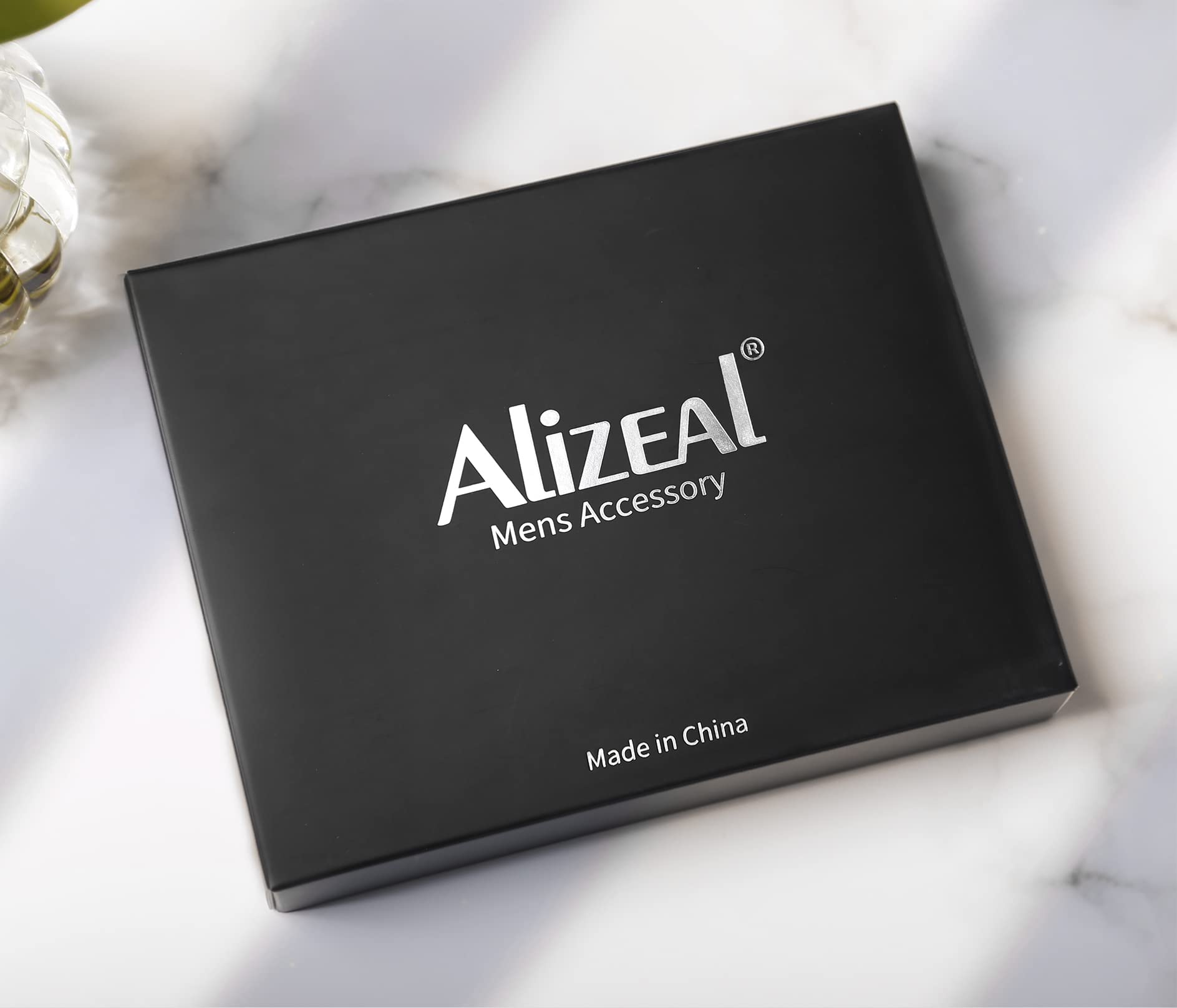 Alizeal Mens Prom Bow Tie, Handkerchief and Cummerbund Set (Solid Dark Green)