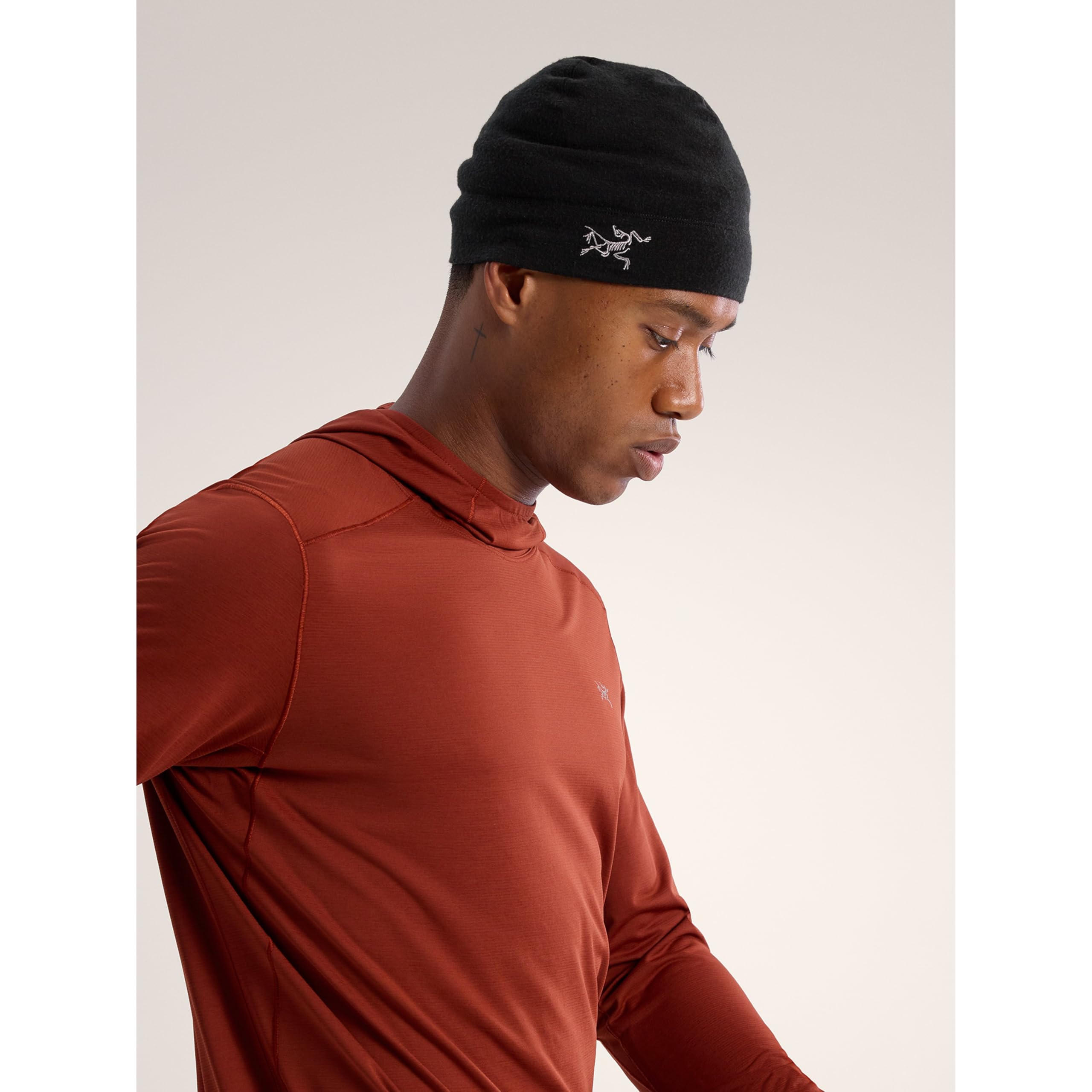 Arc'teryx Rho Lightweight Wool Toque | Streamlined Toque for Mountain Adventure - Redesign | Retreat, Large/X-Large