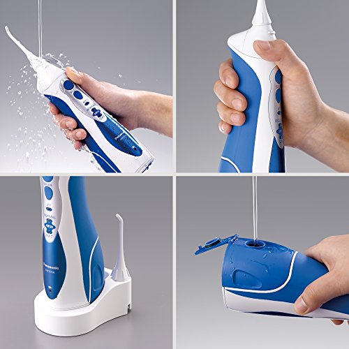 Panasonic Cordless Water Flosser, 3 Speed Pressure Settings Oral Irrigator, Washable, Rechargeable Portable For Travel And Home - EW2A