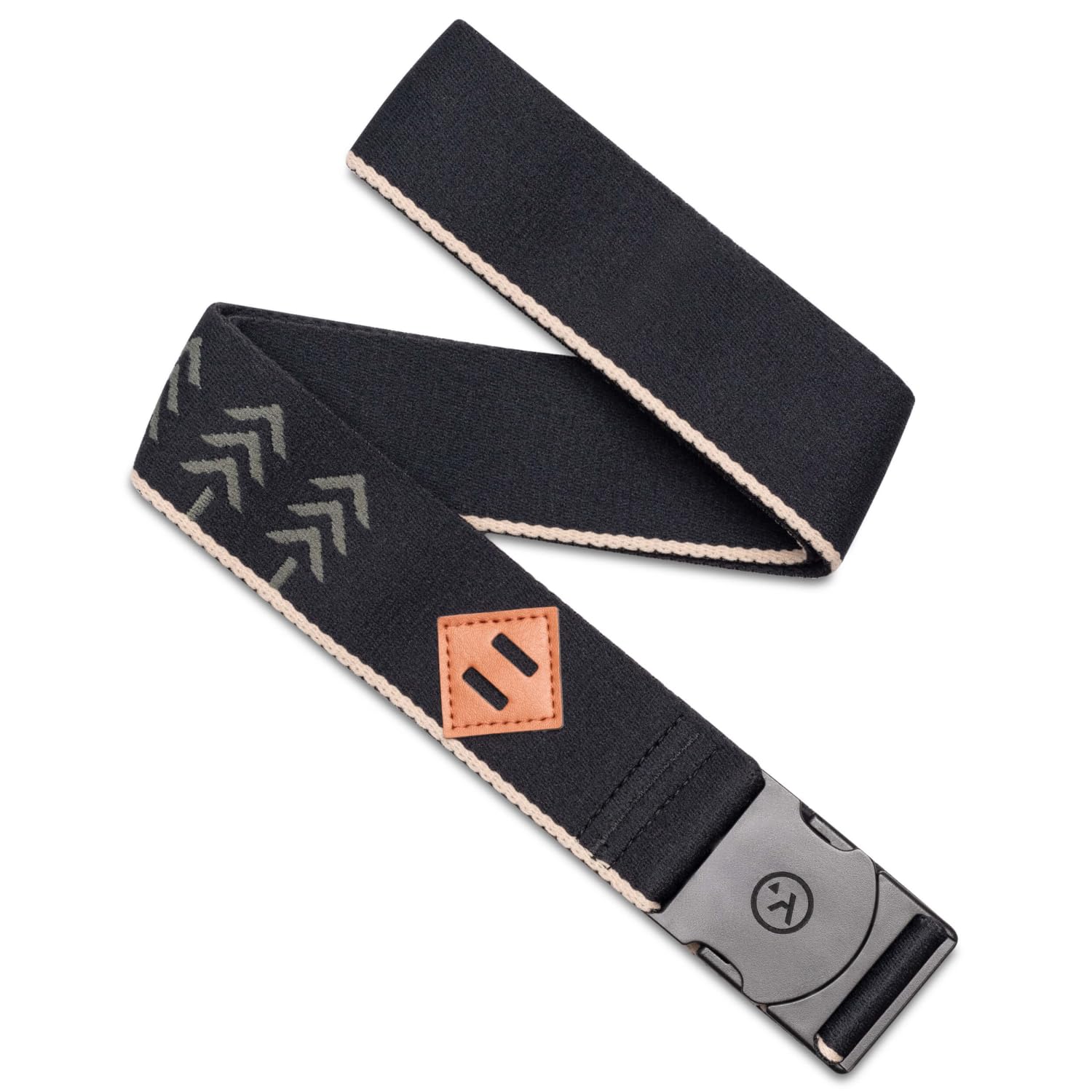 Arcade The Original Unisex Adventure Belt, Repreve Elastic Webbing, Non-Metal Travel Friendly Buckle, Ranger - Navy