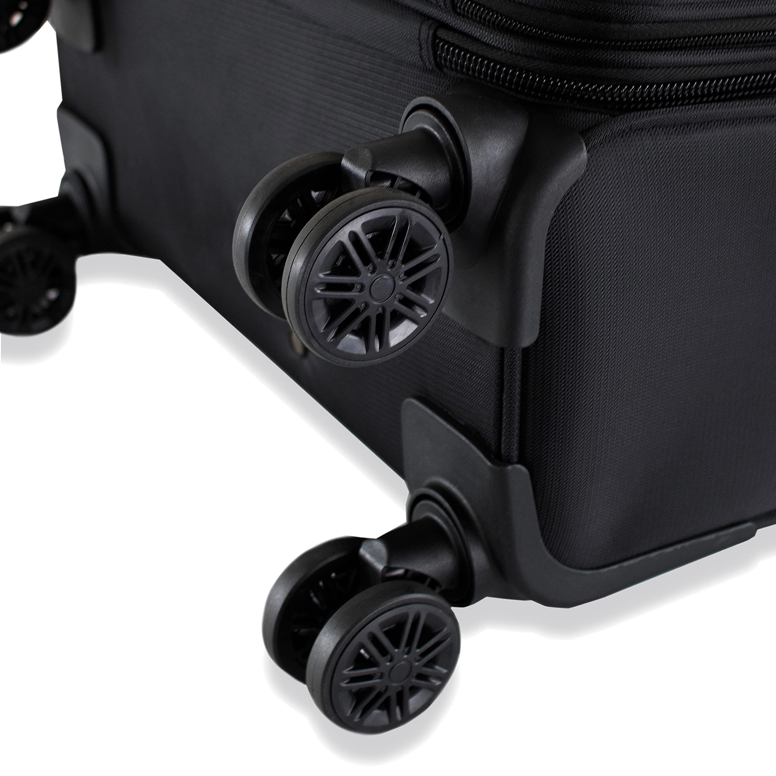 American Green Travel - Madison Rolling Laptop Bag with Spinner Wheels, Carry On Travel Briefcase, Work Computer Bag, Underseat Luggage, 17-Inch