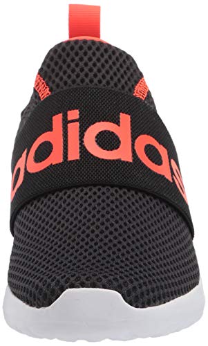 adidas Lite Racer Adapt 4.0 Running Shoes, Black/Black/Solar Red, 4.5 US Unisex Big Kid