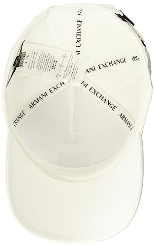 A|X ARMANI EXCHANGE Basics by Armani Hat, White, One Size