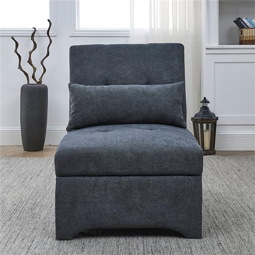 ADUH 24.5" W Sleeper Sofa Bed, Convertible Chair 4 in 1 Multifunctional Folding Sleeper Sofa Bed Pull Out