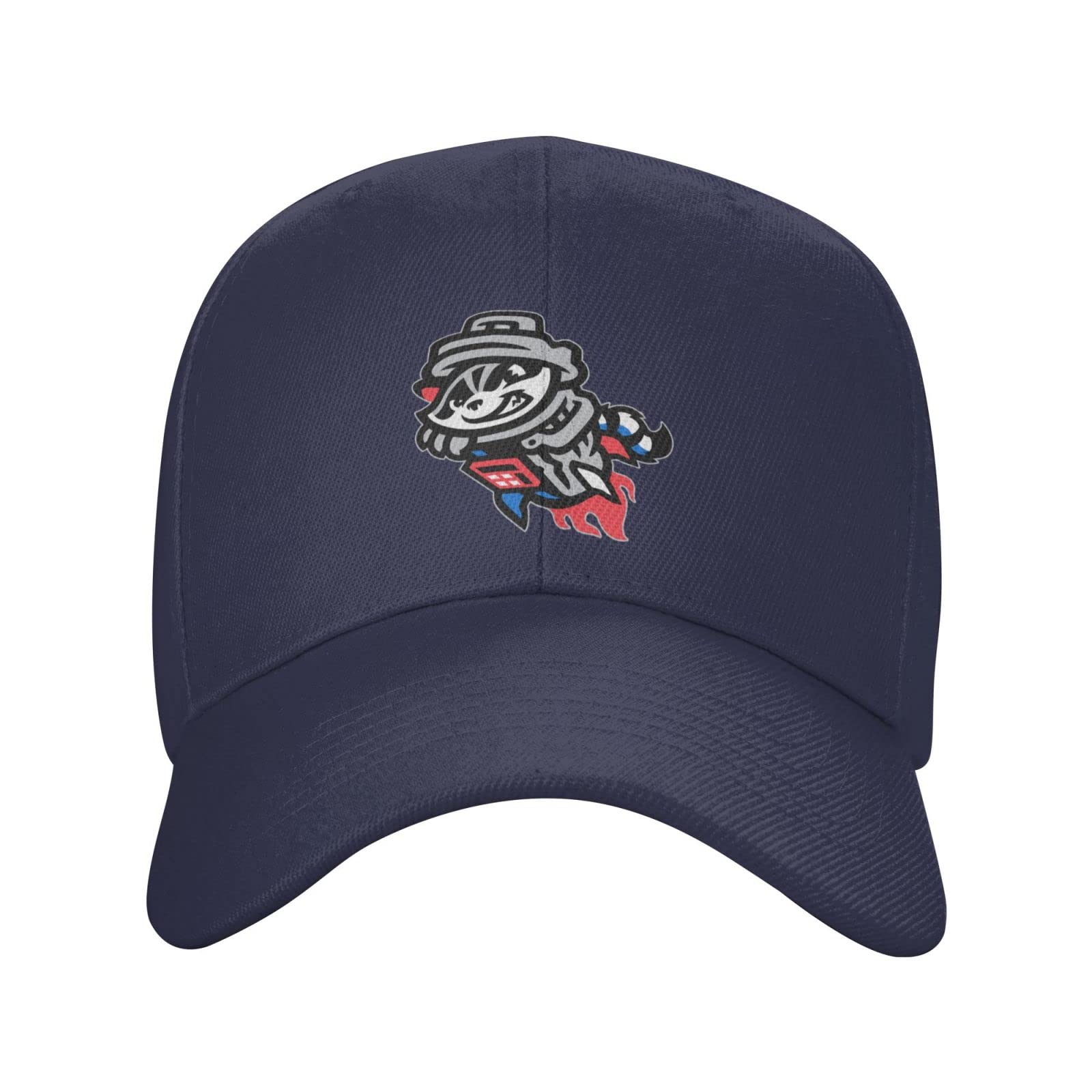 AMMEDA Trash-Panda- Hats Caps Baseball Cap Adjustable Fashion Uv Protection Casquette Unisex Navy Blue