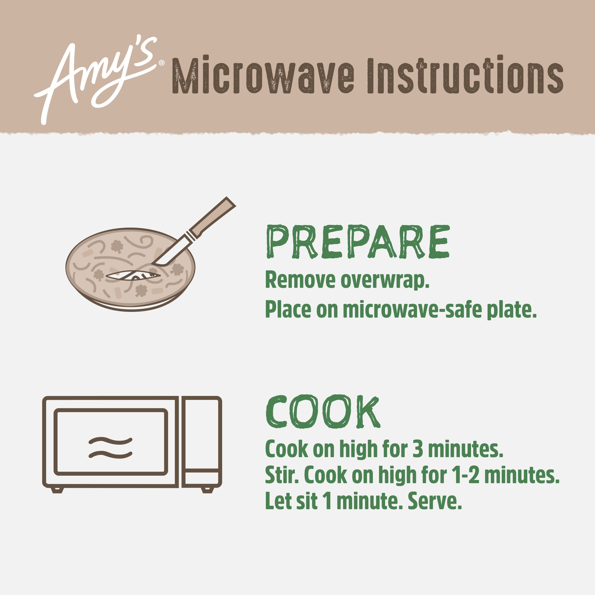 Amy's Frozen Meals, Rice Mac and Cheese Pasta Tray, Made With Organic Rice and White Cheddar Cheese, Gluten Free Microwave Meals, 9 Oz