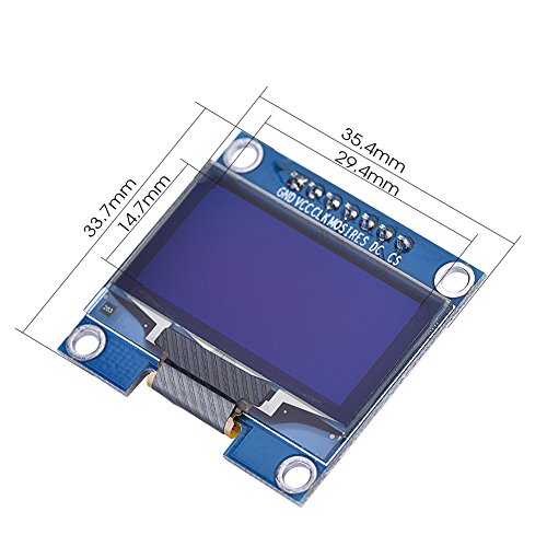 HiLetgo 1.3" SPI 128x64 SSH1106 OLED LCD Display LCD Module for Arduino AVR STM32