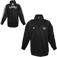 Adidas Phoenix Suns NBA Basketball Youth Track Jacket, Black (Small (8))