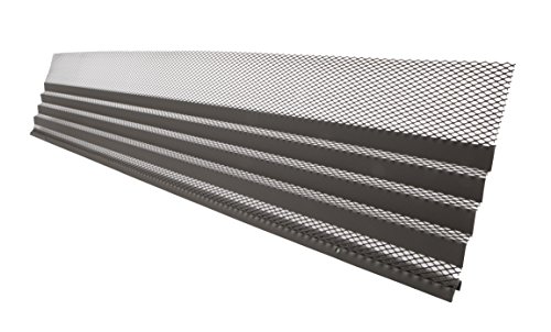 Amerimax Home Products 638010 Hoover Dam Gutter Guard, Dark Gray, 10 Count (Pack of 1)