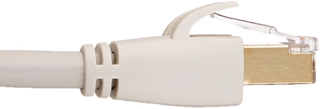 Amazon Basics HL-007286 RJ45 Cat7 Network Ethernet Patch Cable - 3 Feet, White